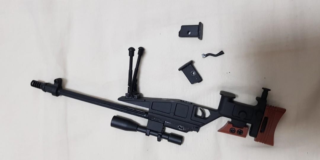1/6 scale loading toys shooter inception blaser r93 sniper rifle metal ...