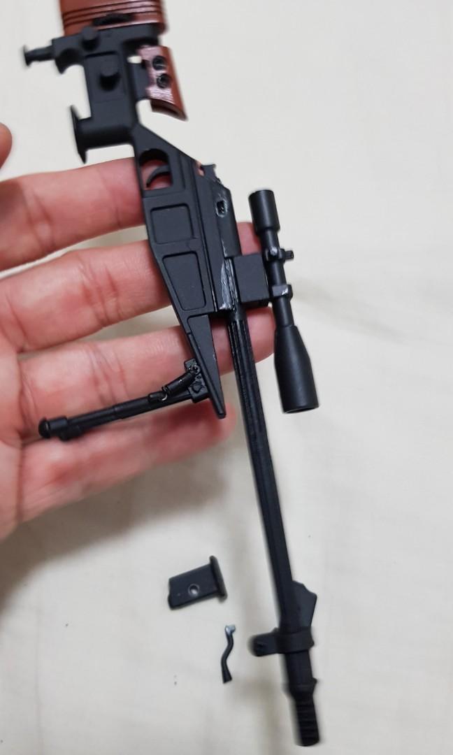 1/6 scale loading toys shooter inception blaser r93 sniper rifle metal ...