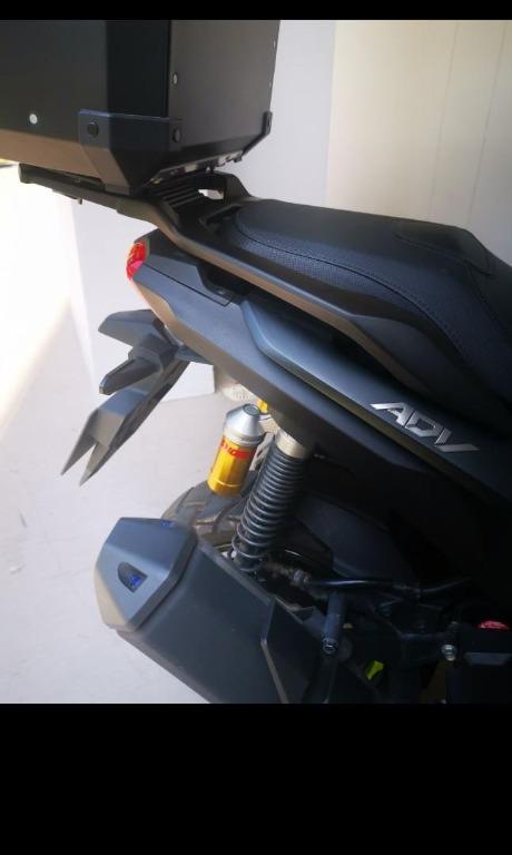 ADV150 ADV 150 BOX RACK aluminium, Motorcycles, Motorcycle Accessories ...