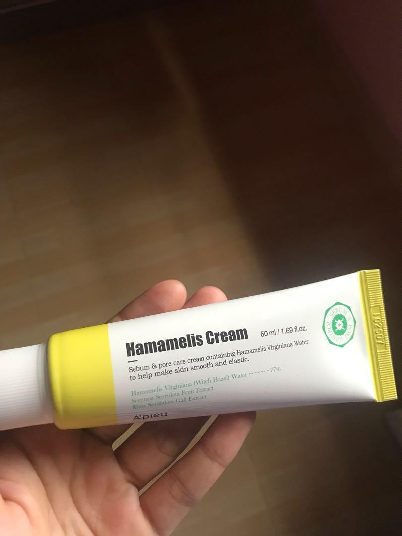 Apieu Hamamelis Cream, Health & Nutrition, Health Supplements, Vitamins ...