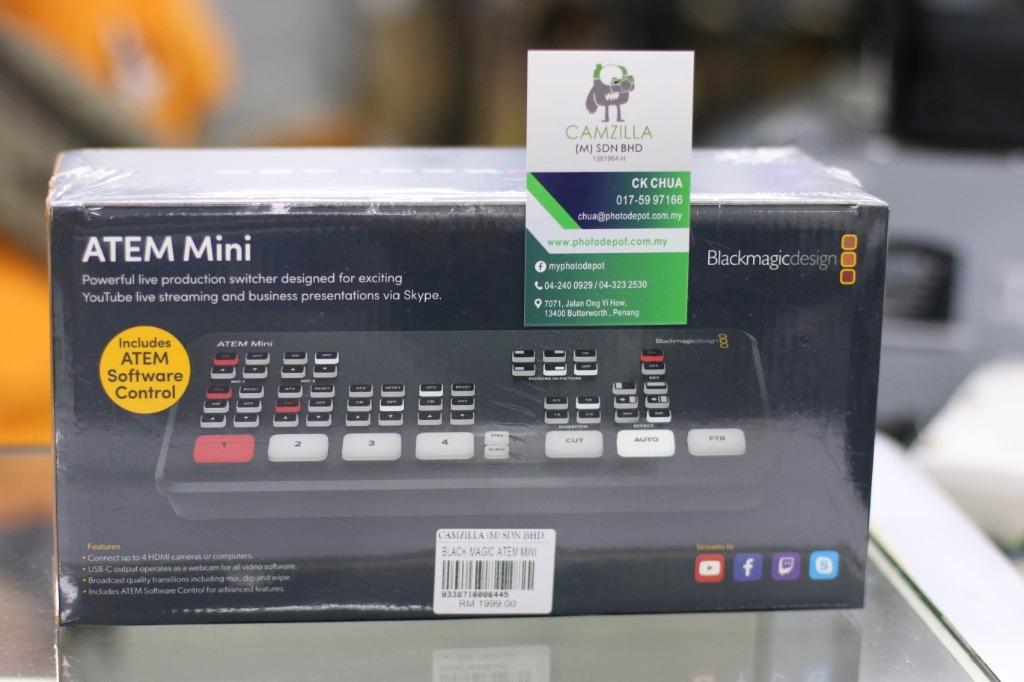 BlackMagic Atem Mini, Photography, Photography Accessories, Camera Bags ...