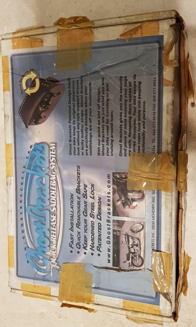 Harley Davidson Softail - Ghost Bracket Removable Saddle bag mounting ...