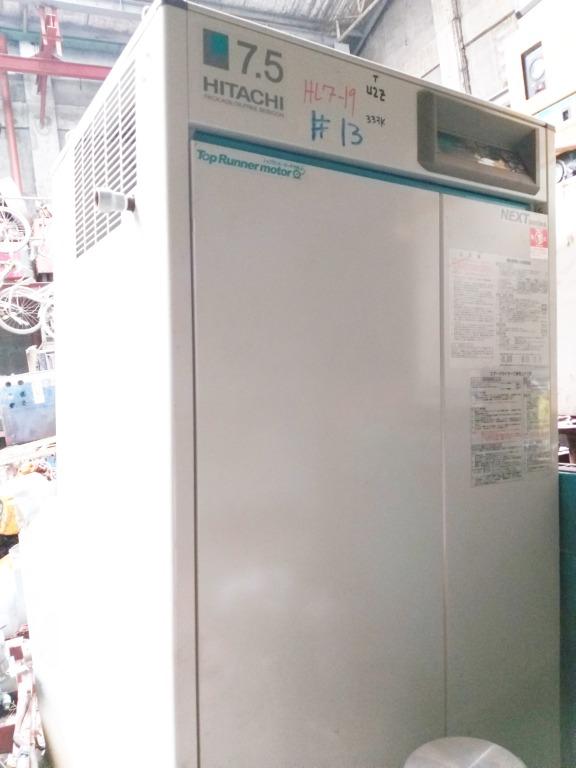 Hitachi Package Oilfree Bebicon NEXT Series top runner motor 10hp POD-7 ...