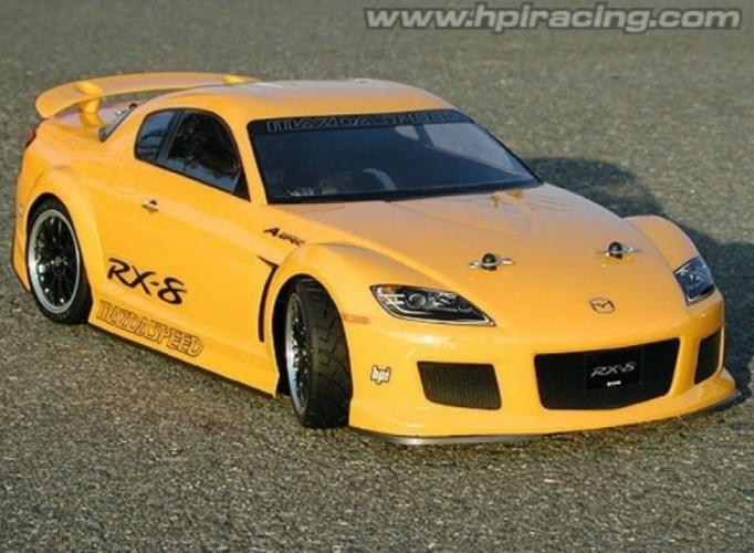 Hpi Racing (7388) Mazda RX8 A Spec Bodyshell 1/10 Scale 190mm/WB255mm, Hobbies & Toys, Toys ...