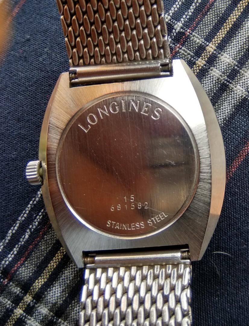 Longines Crosshair Manual AUTHENTIC Dress Luxury, Barang Mewah, Jam ...