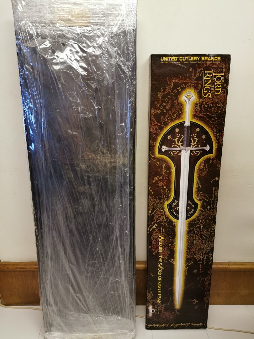 LOTR Anduril The Sword of King Elessar by United Cutlery Brands with ...