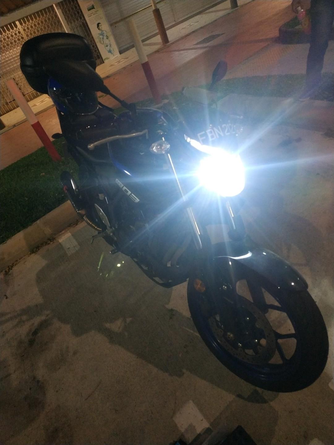 MT03 LED HEADLIGHT, Motorcycles, Motorcycle Accessories on Carousell