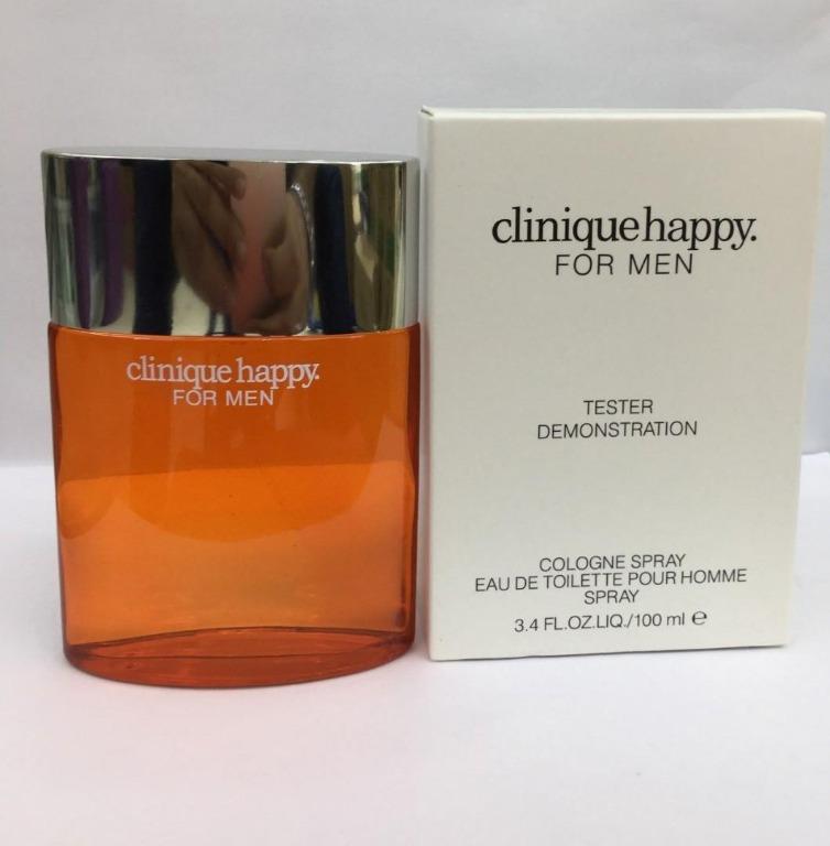 TESTER ORIGINAL PERFUME CLINIQUE HAPPY MEN 100ML, Beauty & Personal ...