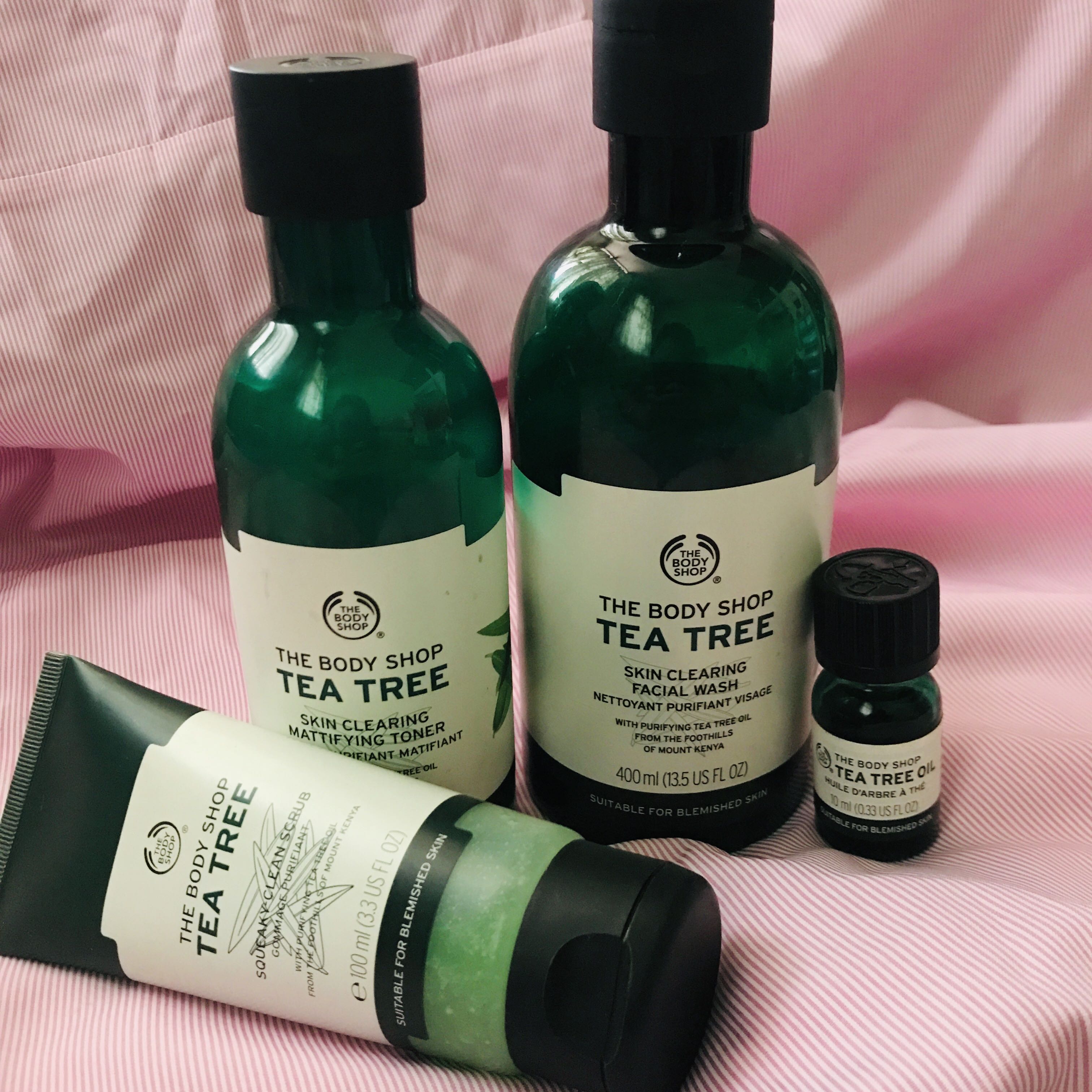 The Body Shop Tea Tree Set, Beauty & Personal Care, Bath & Body, Body ...