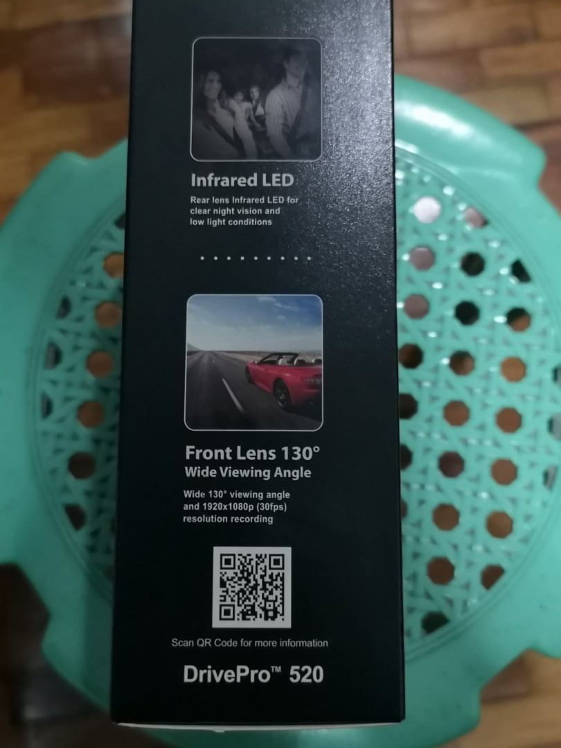 Transcend DrivePro 520 Dashcam, Furniture & Home Living, Security ...