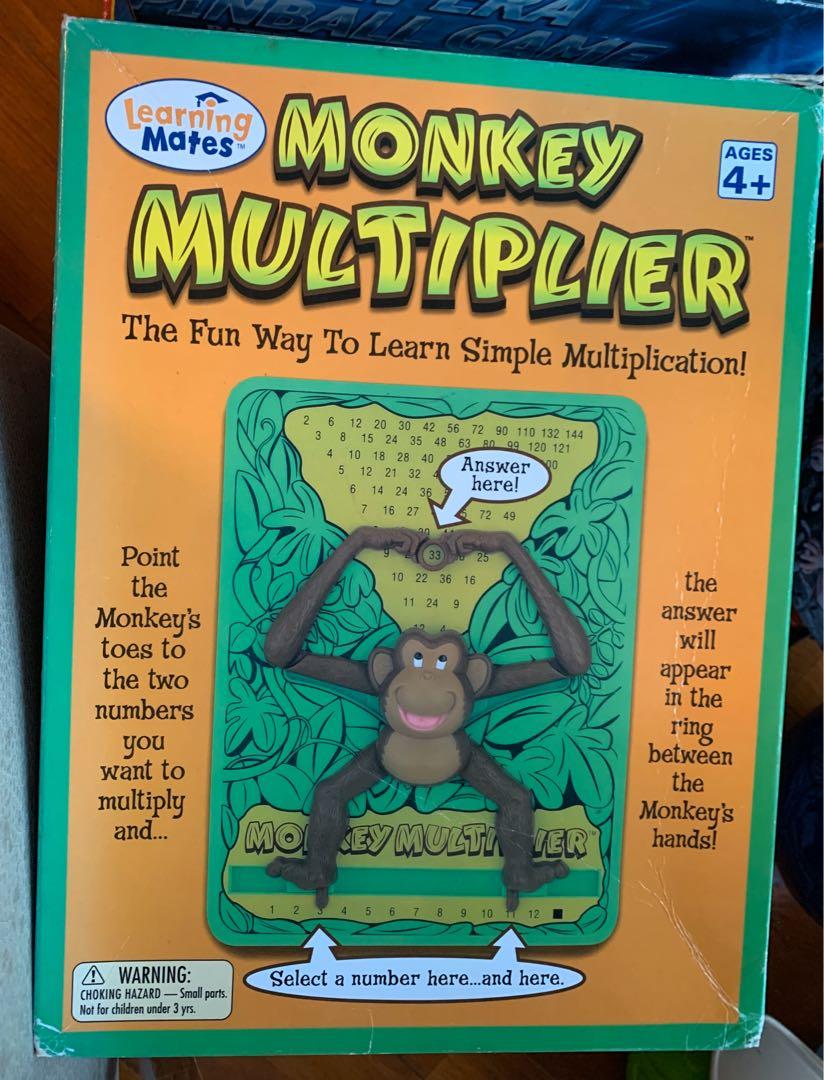 Tree monkey multiplier toy, 興趣及遊戲, 玩具 & 遊戲類 - Carousell