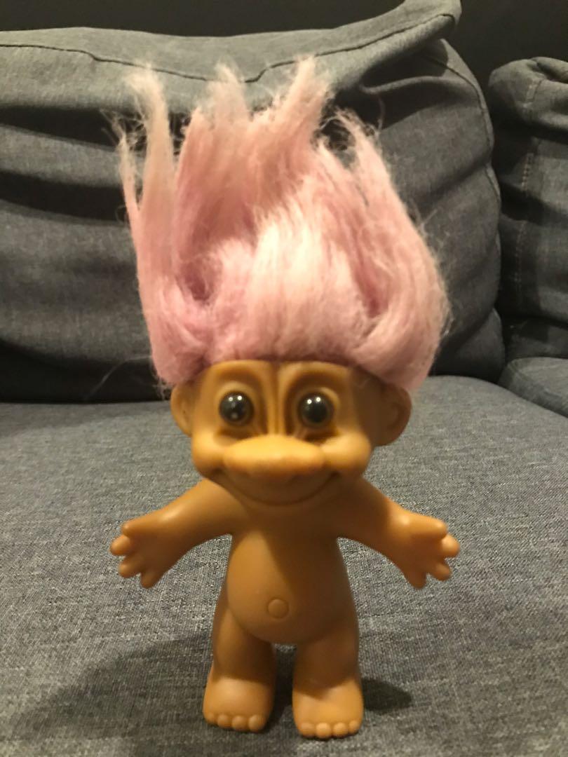 Vintage Troll Pink Hair 7”, Hobbies & Toys, Memorabilia & Collectibles ...