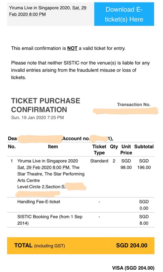 2 tickets - Yiruma Live in Singapore 2020 , Tickets & Vouchers, Event Tickets on Carousell
