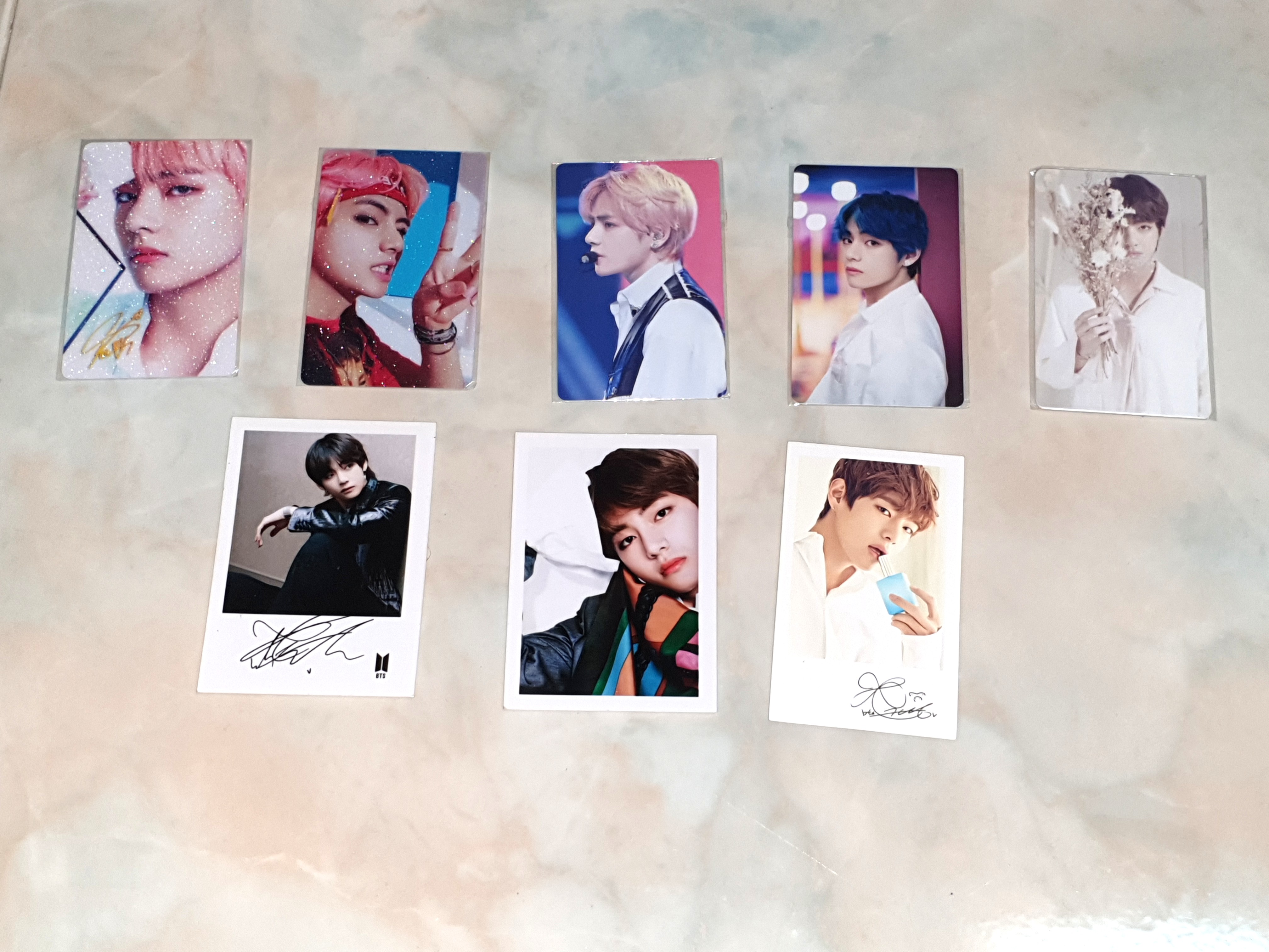 Bts V's cards, Hobbies & Toys, Memorabilia & Collectibles, K-Wave on ...