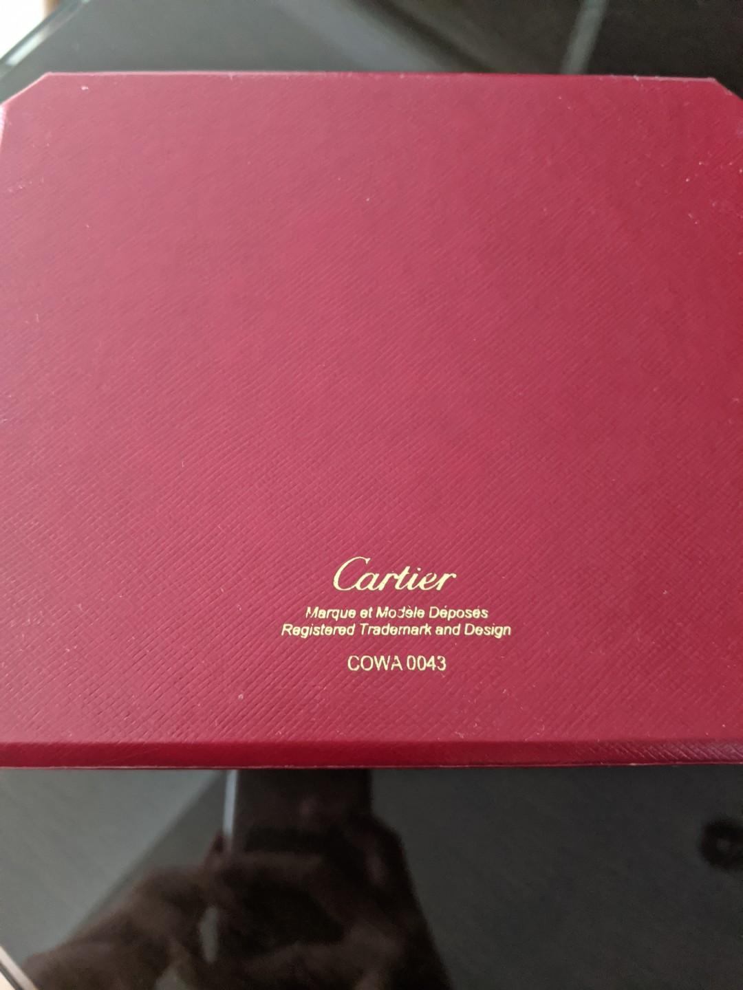 Cartier watch box, authentic, Luxury, Accessories on Carousell