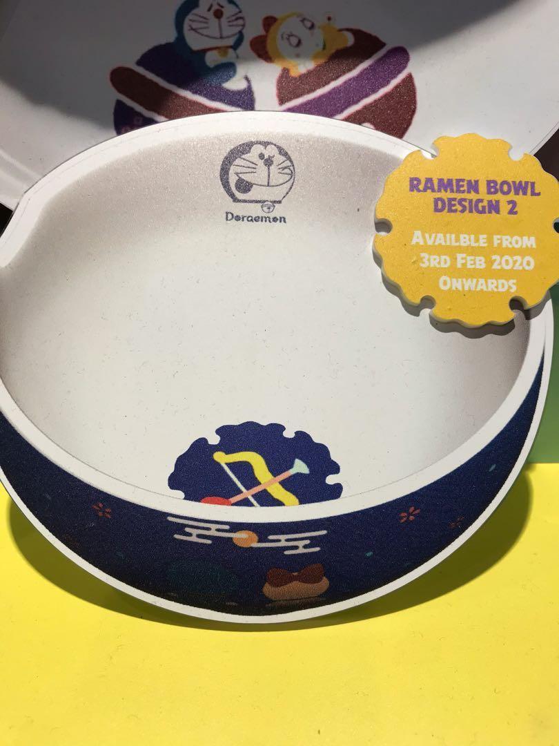 Doraemon Ramen Bowl (Limited Edition) BLUE COLOR, Furniture & Home ...