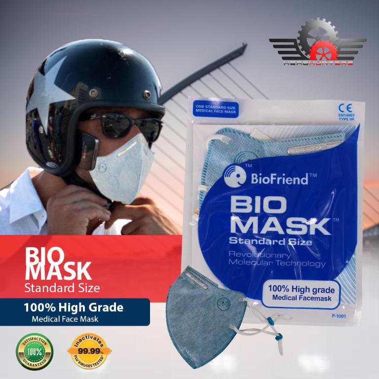 Head hunters BioFriend Bio Mask Standard Size Face Mask Revolutionary ...