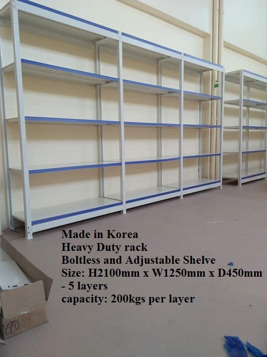 Heavy Duty Steel Rack Shelving Open Cabinet Display Rackings, Furniture ...