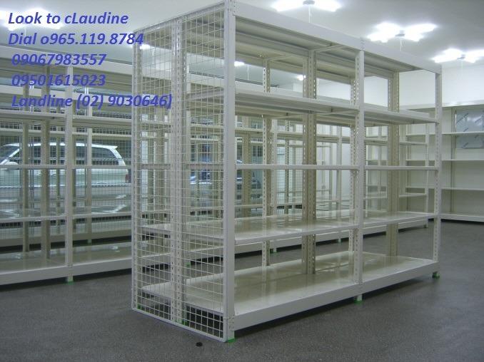 Heavy Duty Steel Rack Shelving Open Cabinet Display Rackings, Furniture ...