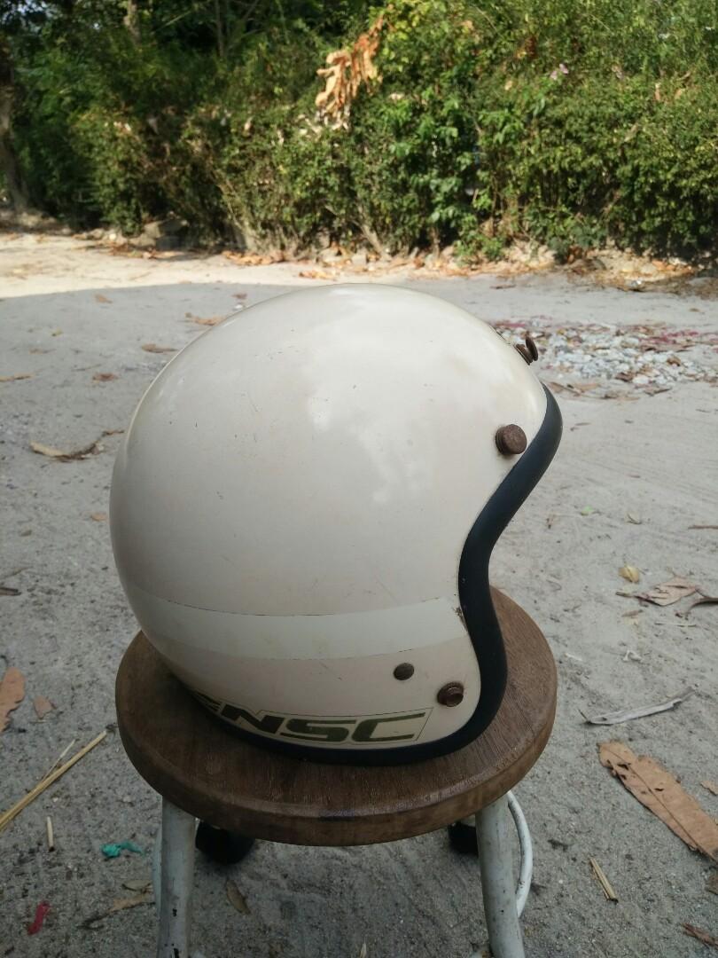 HELMET FIBER VINTAGE NSC, Auto Accessories on Carousell