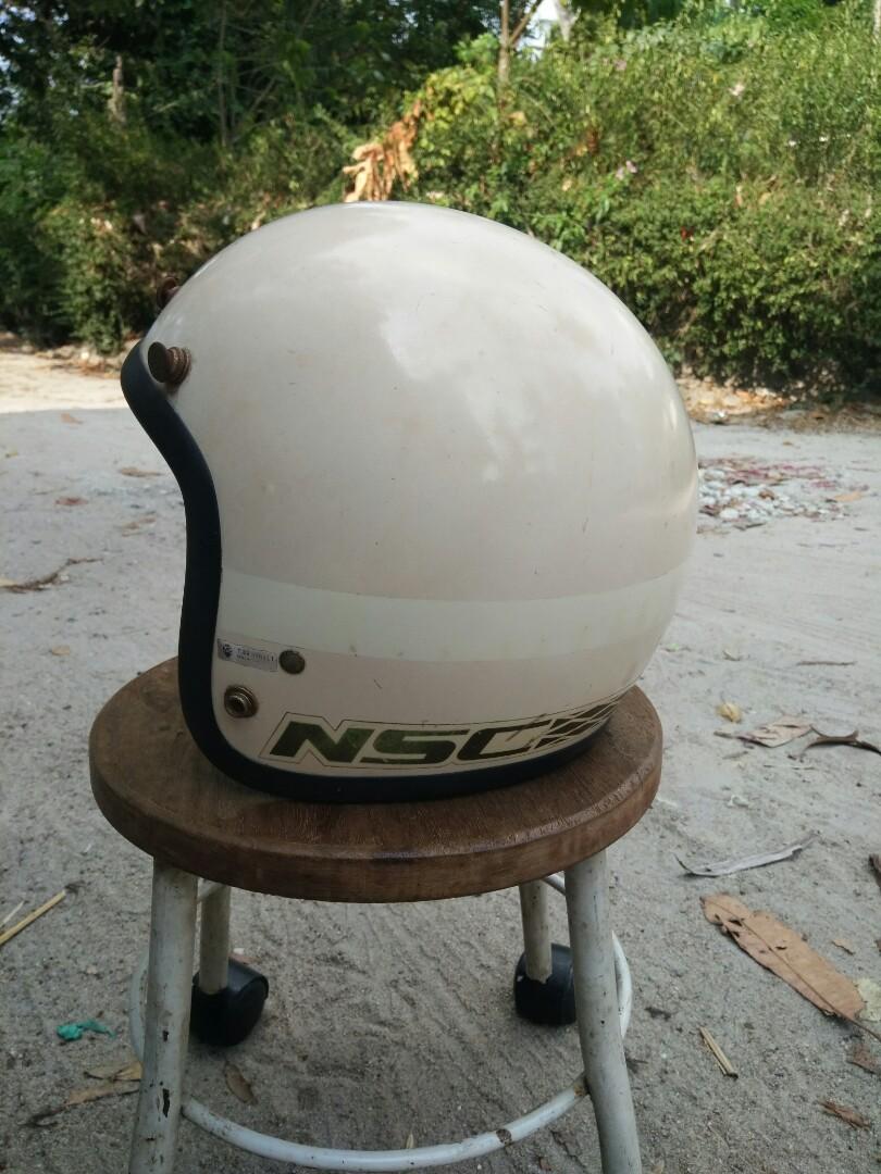 HELMET FIBER VINTAGE NSC, Auto Accessories on Carousell