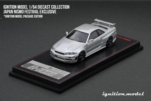 Ignition Model 1/64 IG1867 Nismo R34 GT-R Z-tune Silver (Regular ...