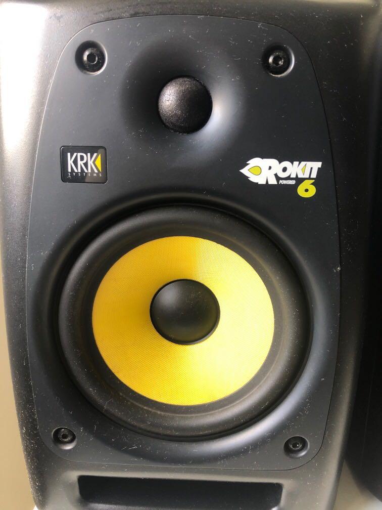 KRK Rokit 6 Self Powered Monitor Speakers, Audio, Soundbars, Speakers ...