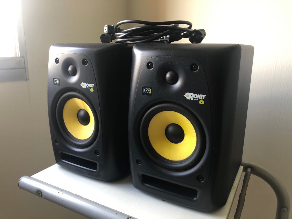 KRK Rokit 6 Self Powered Monitor Speakers, Audio, Soundbars, Speakers ...