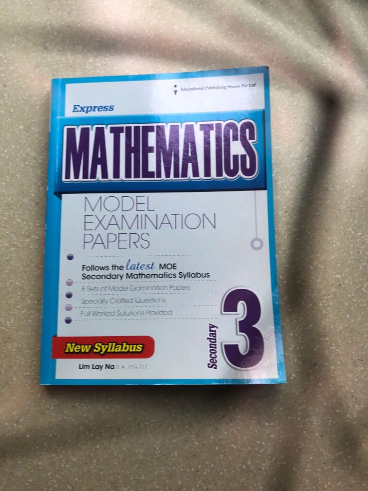 MATHEMATICS Secondary 3 workbook, Hobbies & Toys, Books & Magazines ...