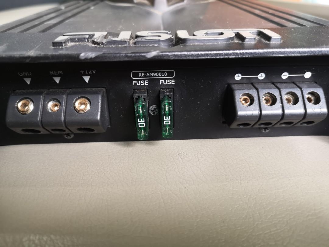 Monoblock amplifier - fusion USA, Auto Accessories on Carousell