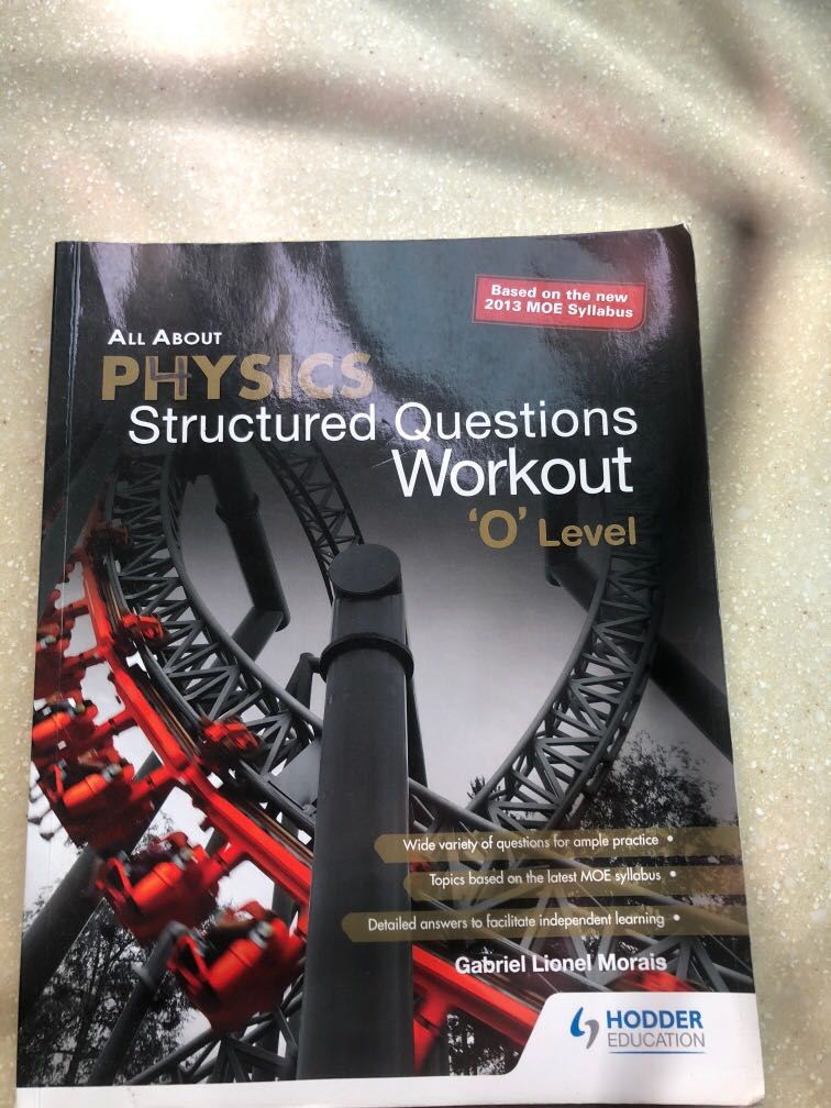 Physics textbook Workbook, Hobbies & Toys, Books & Magazines, Textbooks ...