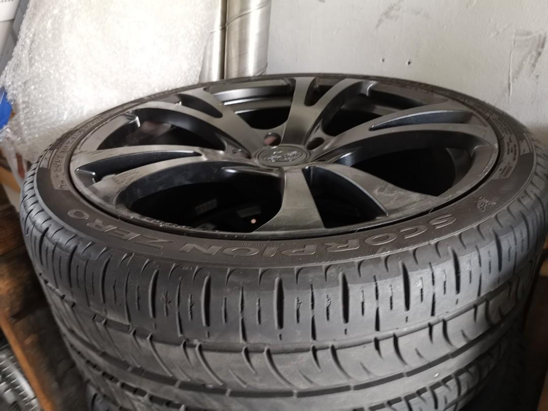 Porsche Cayenne Tyre, Car Accessories, Tyres & Rims on Carousell