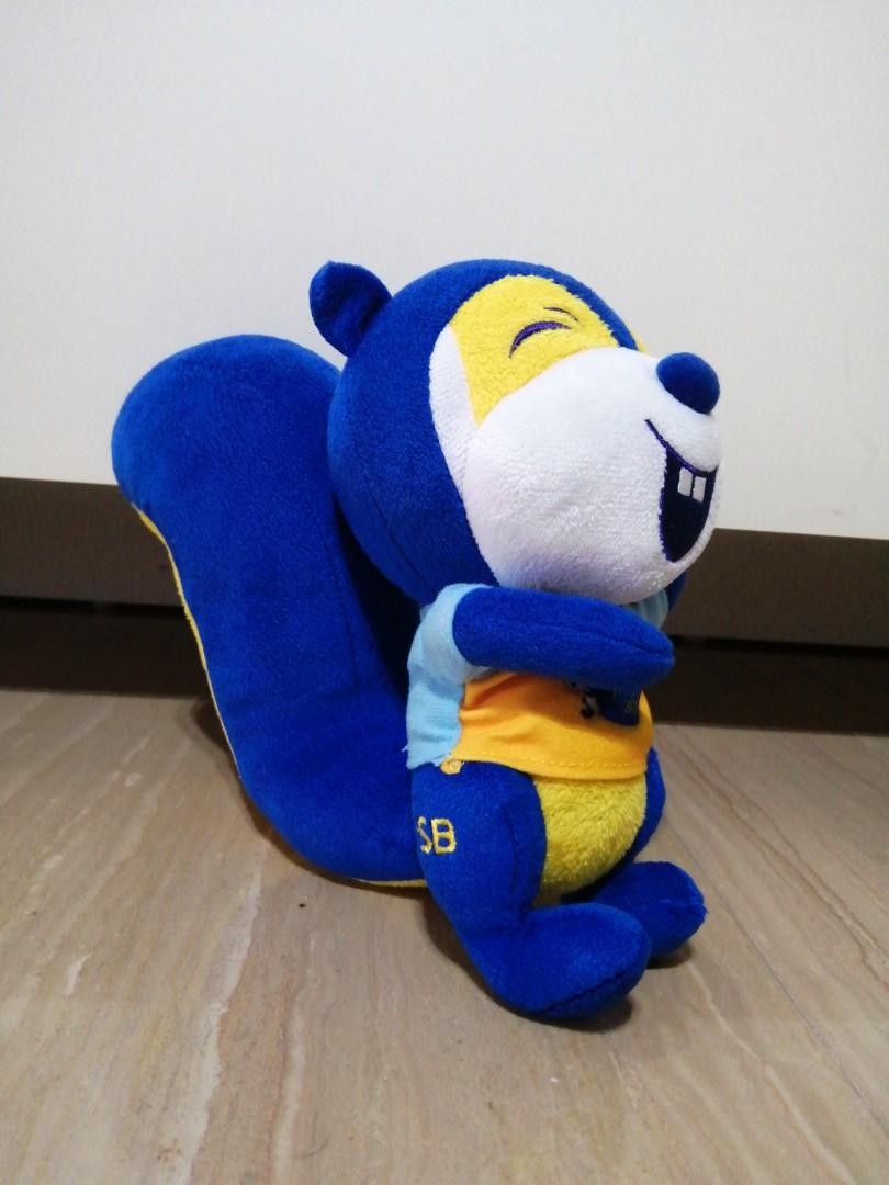 Posb squirrel soft toy, Hobbies & Toys, Toys & Games on Carousell
