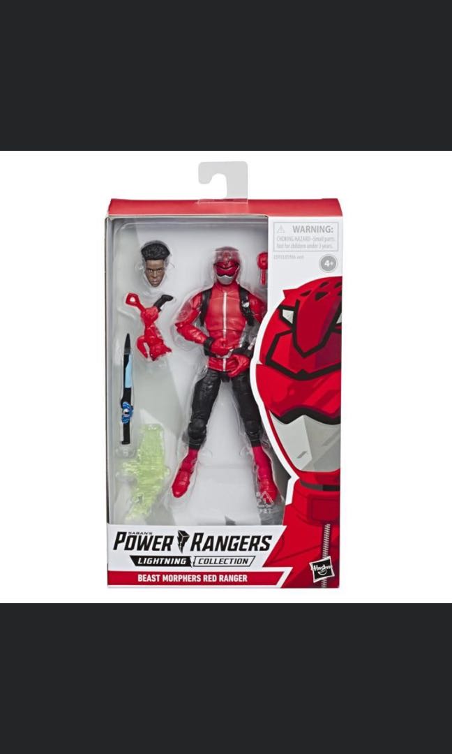 Power rangers lighting collection/特命戰隊 特命紅, 興趣及遊戲, 玩具 & 遊戲類 - Carousell