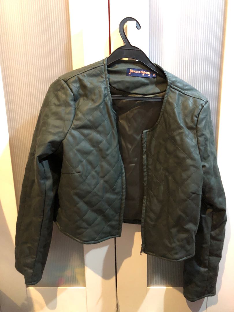 Princess Highway Green Quilted Jacket, Women's Fashion, Coats, Jackets ...