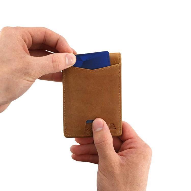 Rfid protective wallet with pull out design minimalist, Men's Fashion ...