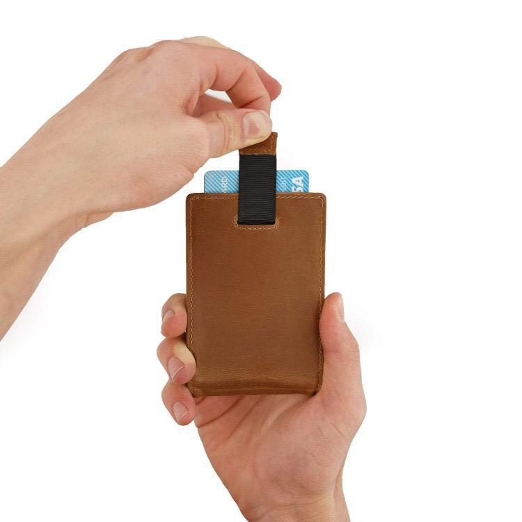 Rfid protective wallet with pull out design minimalist, Men's Fashion ...