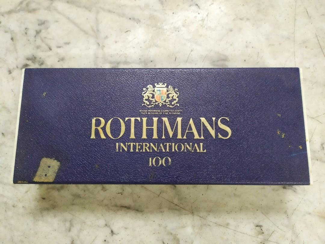 Rothmans Cigarettes Plastic Box Vintage, Hobbies & Toys, Collectibles ...