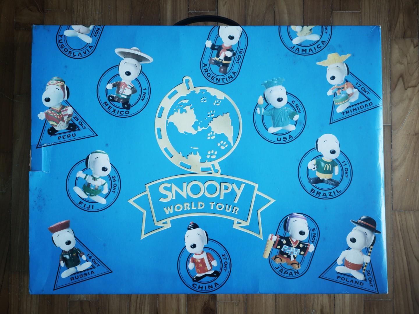 Snoopy World Tour 28-pcs Set, Hobbies & Toys, Toys & Games on Carousell