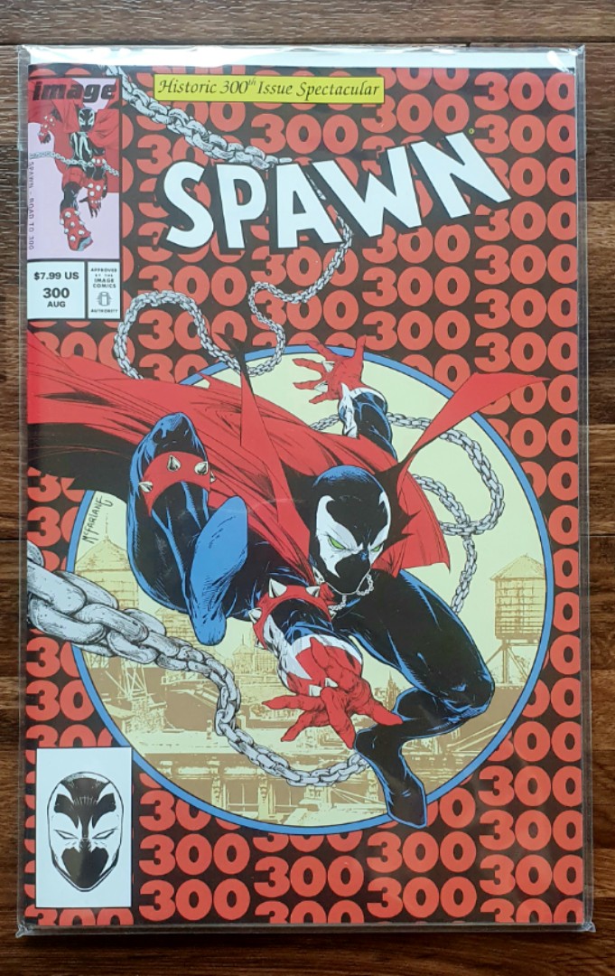 Spawn #300 cover J homage variant, Hobbies & Toys, Memorabilia ...