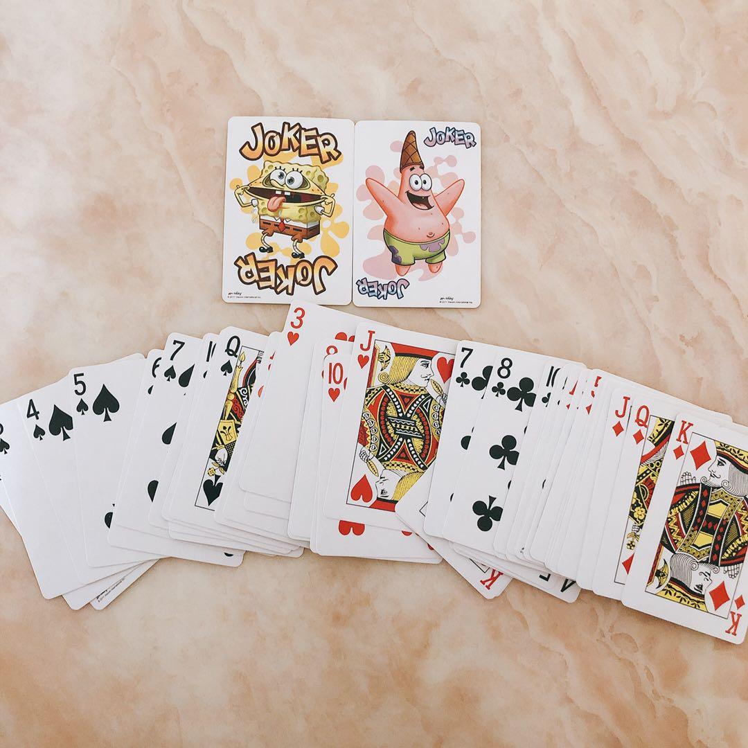 Spongebob Squarepants poker cards, Hobbies & Toys, Toys & Games on ...