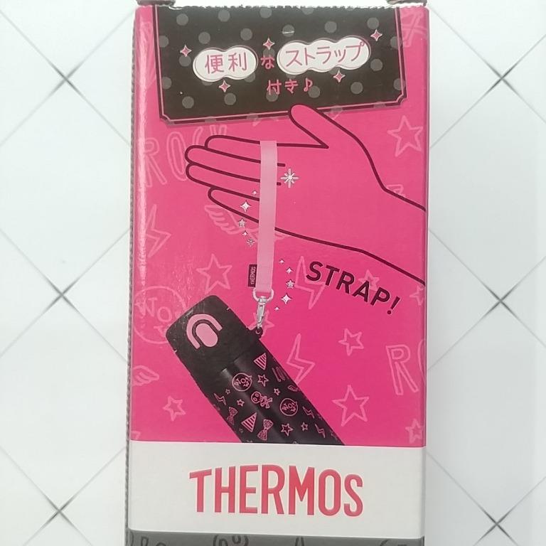 Thermos® Ultra-Light One-Push Tumbler with Strap (Thermal Flask)(550ml)(JNT-550)(BlackPink ...