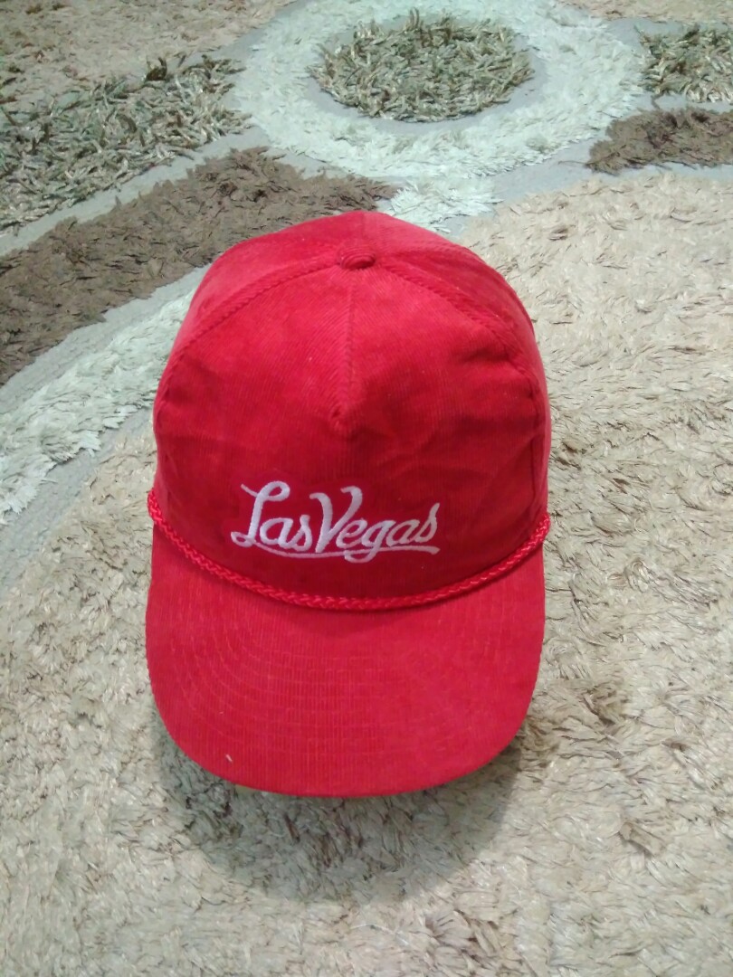 Vintage las vegas cap tali kapal, Men's Fashion, Watches & Accessories ...