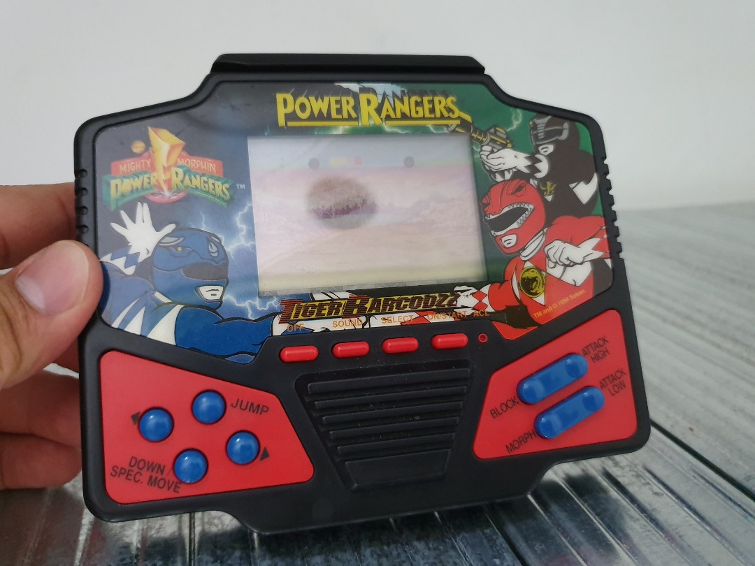 Vintage Power ranger handheld game, Video Gaming, Video Game Consoles ...