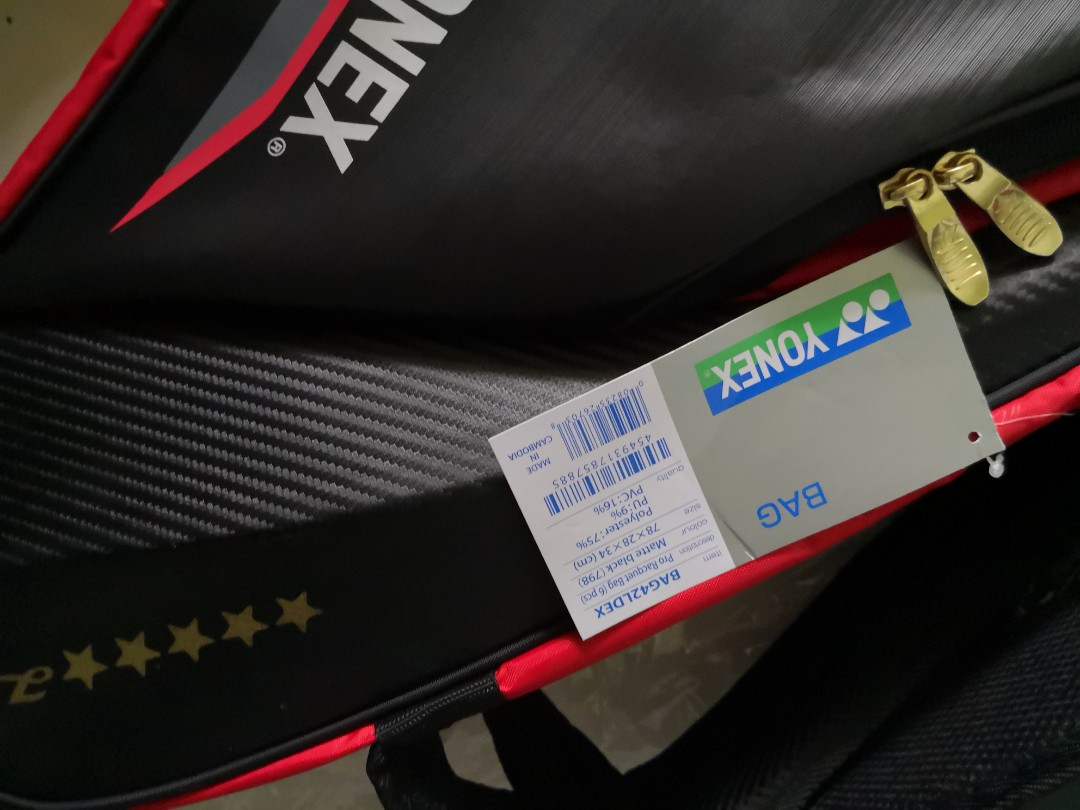 Yonex Lin Dan Racquet Bag, Sports Equipment, Sports & Games, Racket ...