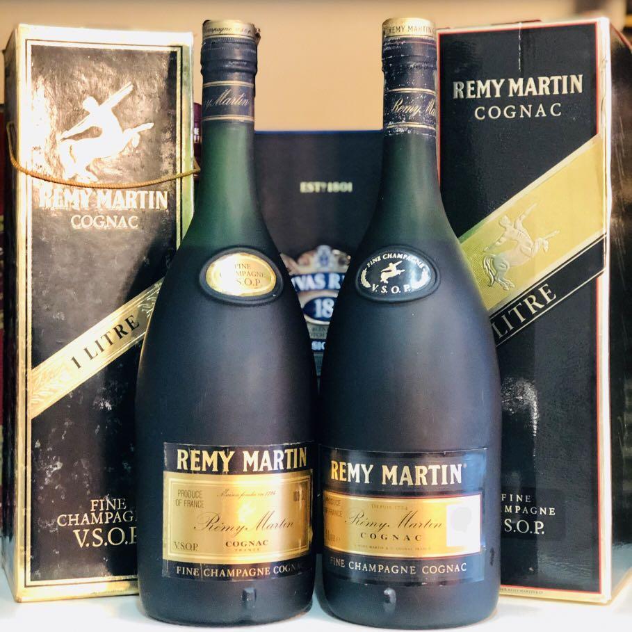 1L Remy Martin VSOP Gold Cap, label & sticker vintage blend 1000ml, Food & Drinks, Alcoholic ...