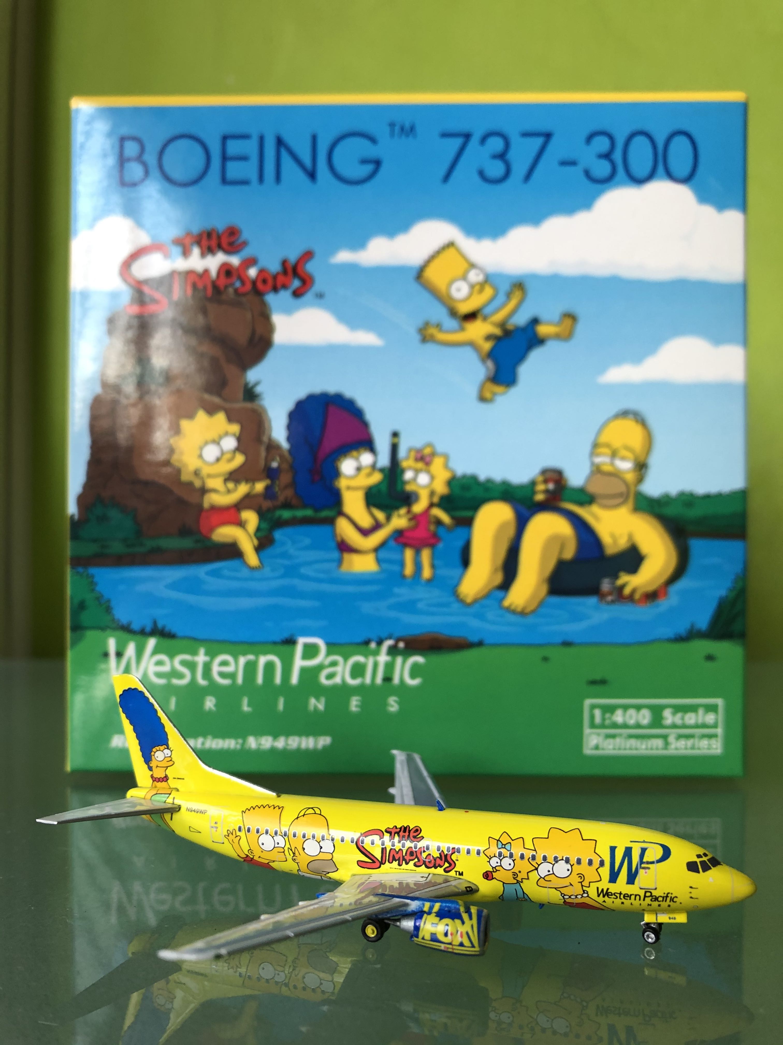 ( SIMPSONS - LIMITED EDITION) Western Pacific Airlines B737-300 ...