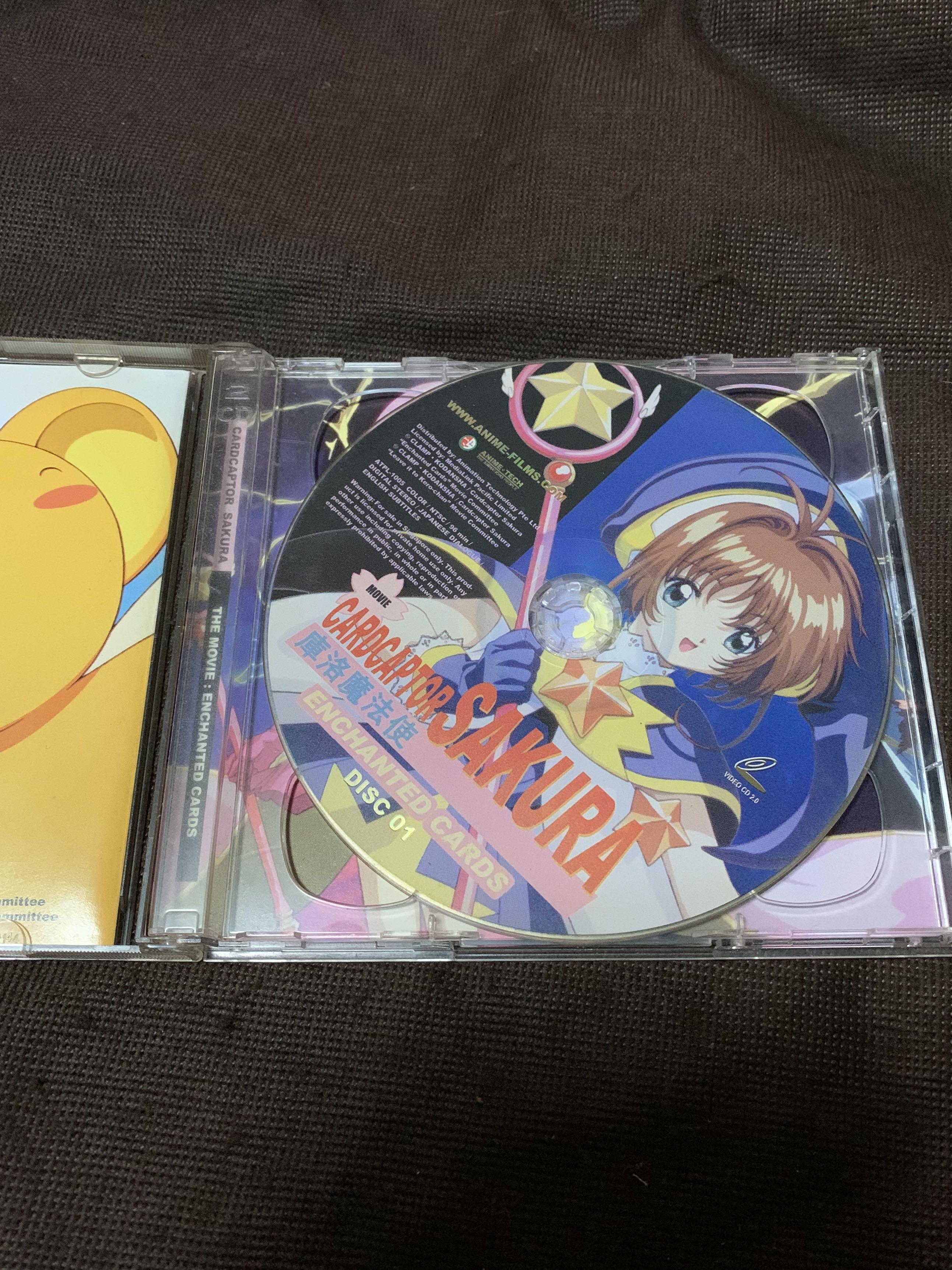 Card captor Sakura enchanted cards VCD, Hobbies & Toys, Music & Media ...