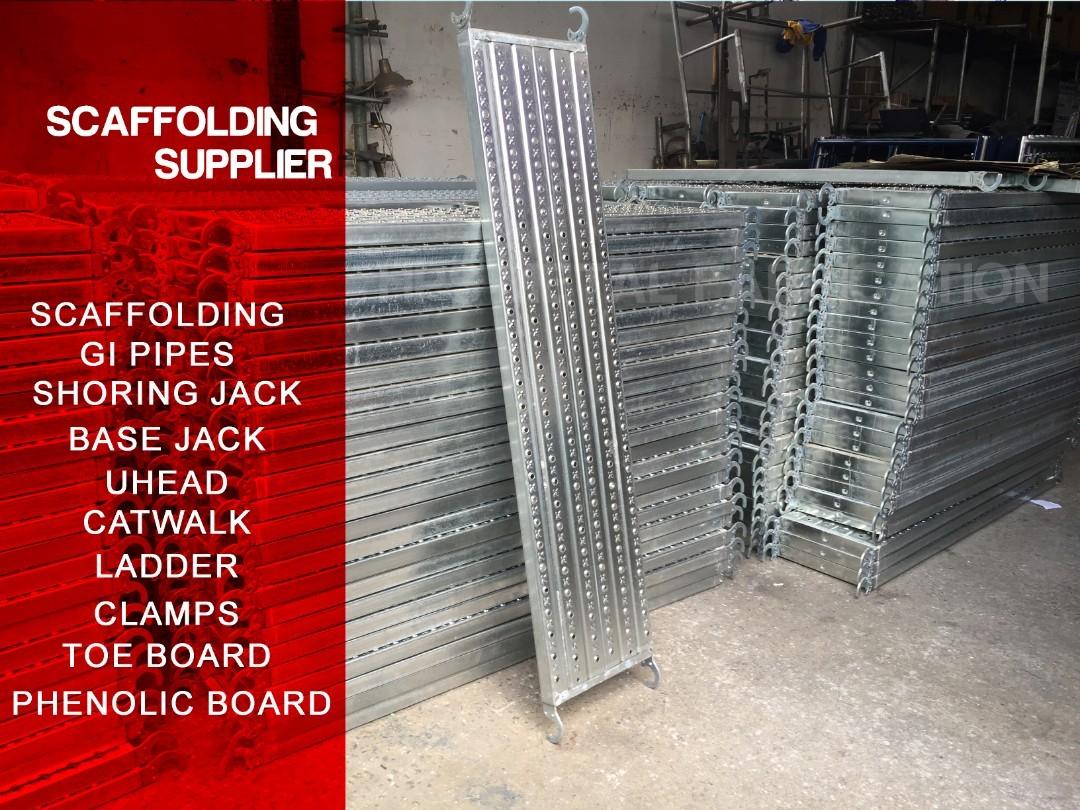 Caster Wheel Catwalk Scaffolding Gi Pipe Caster wheels Toe Board Wing ...