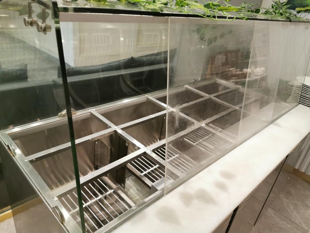 Chiller for Salad Bar & Ingredients (FREE Gastonomy Containers), TV ...